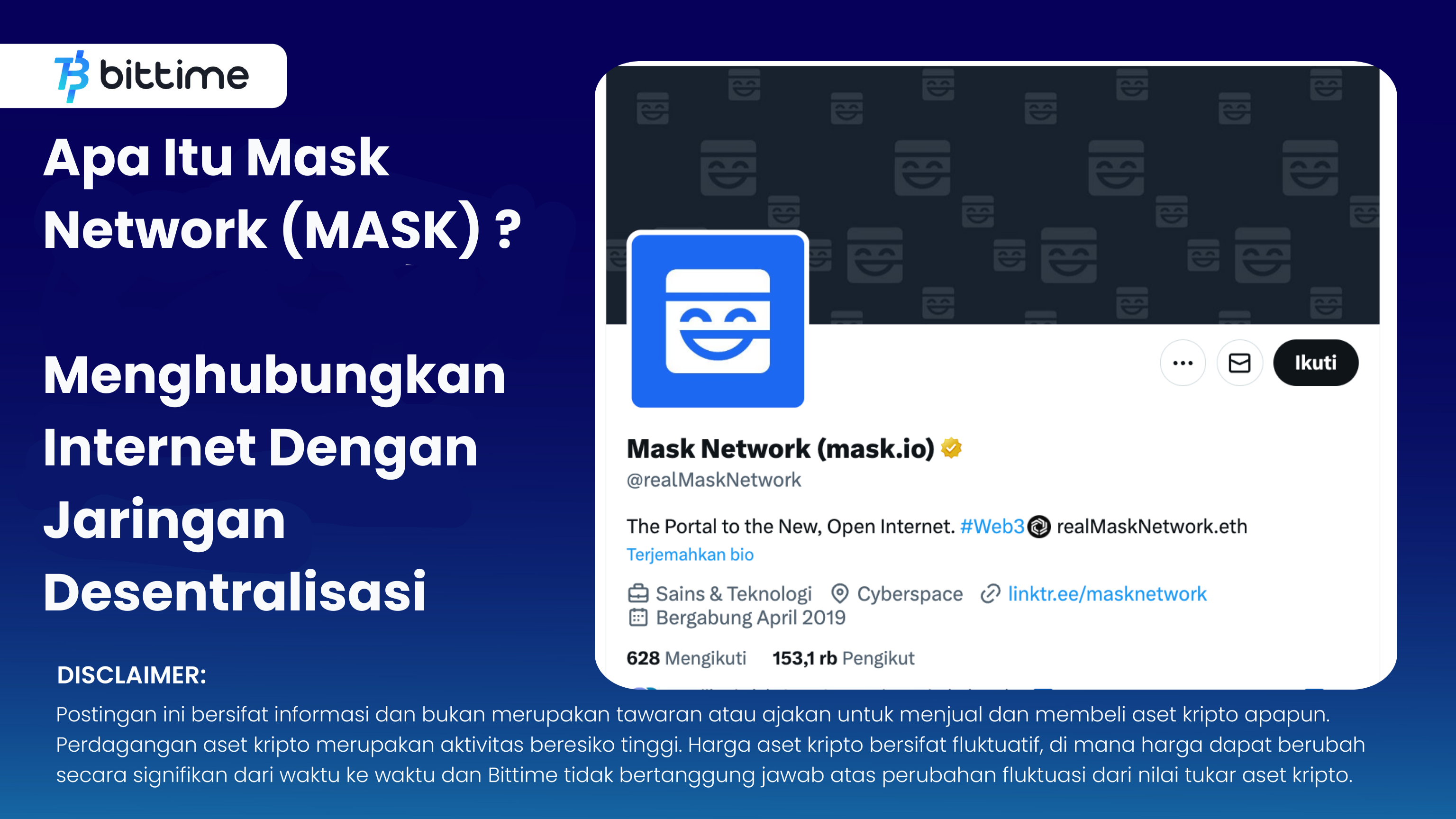 Apa Itu Mask Network (MASK): Menghubungkan Internet Dengan Jaringan Desentralisasi – Bittime