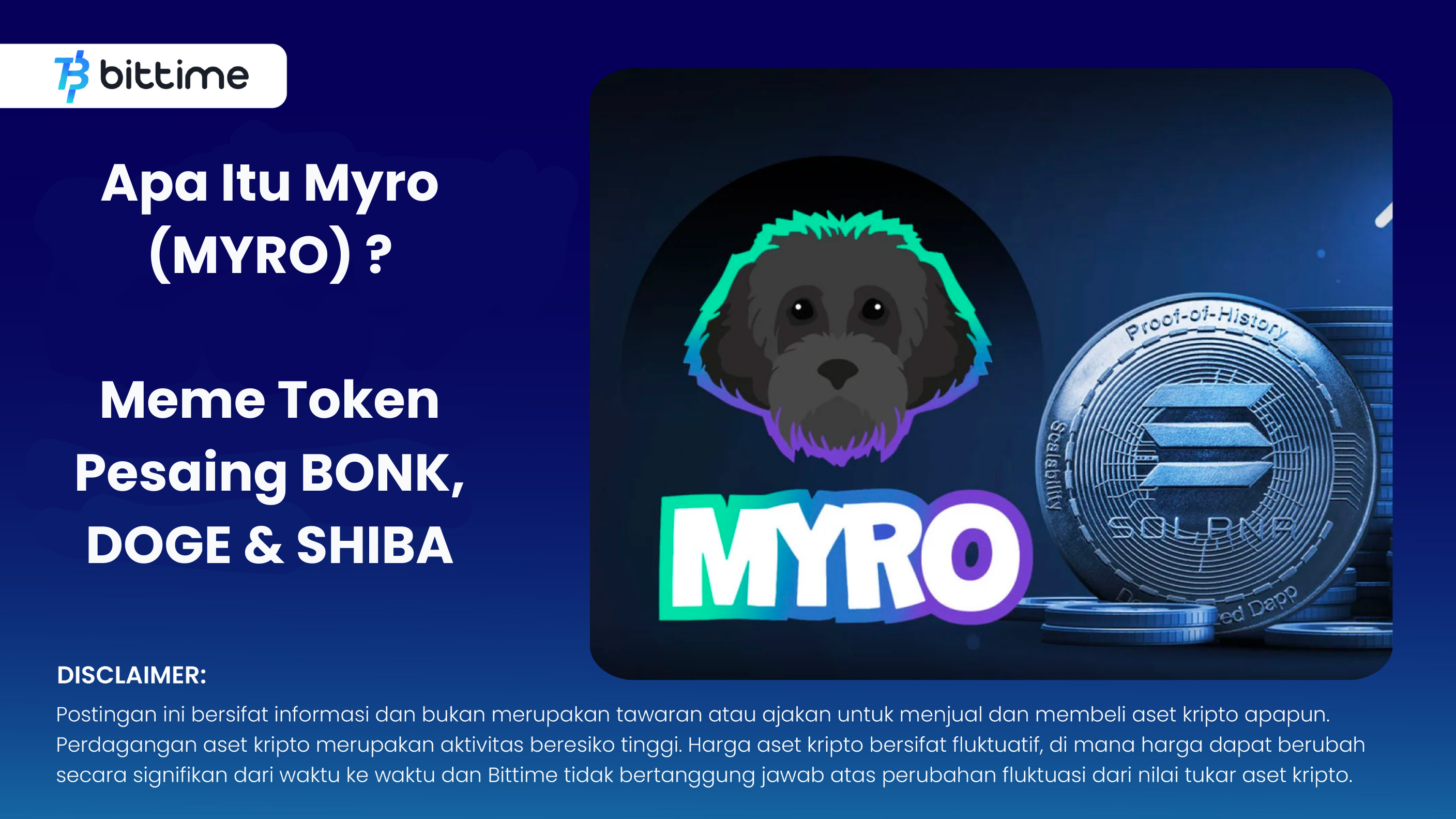 What is Myro (MYRO): Meme Token Competitor to BONK, DOGE & SHIBA – Bittime