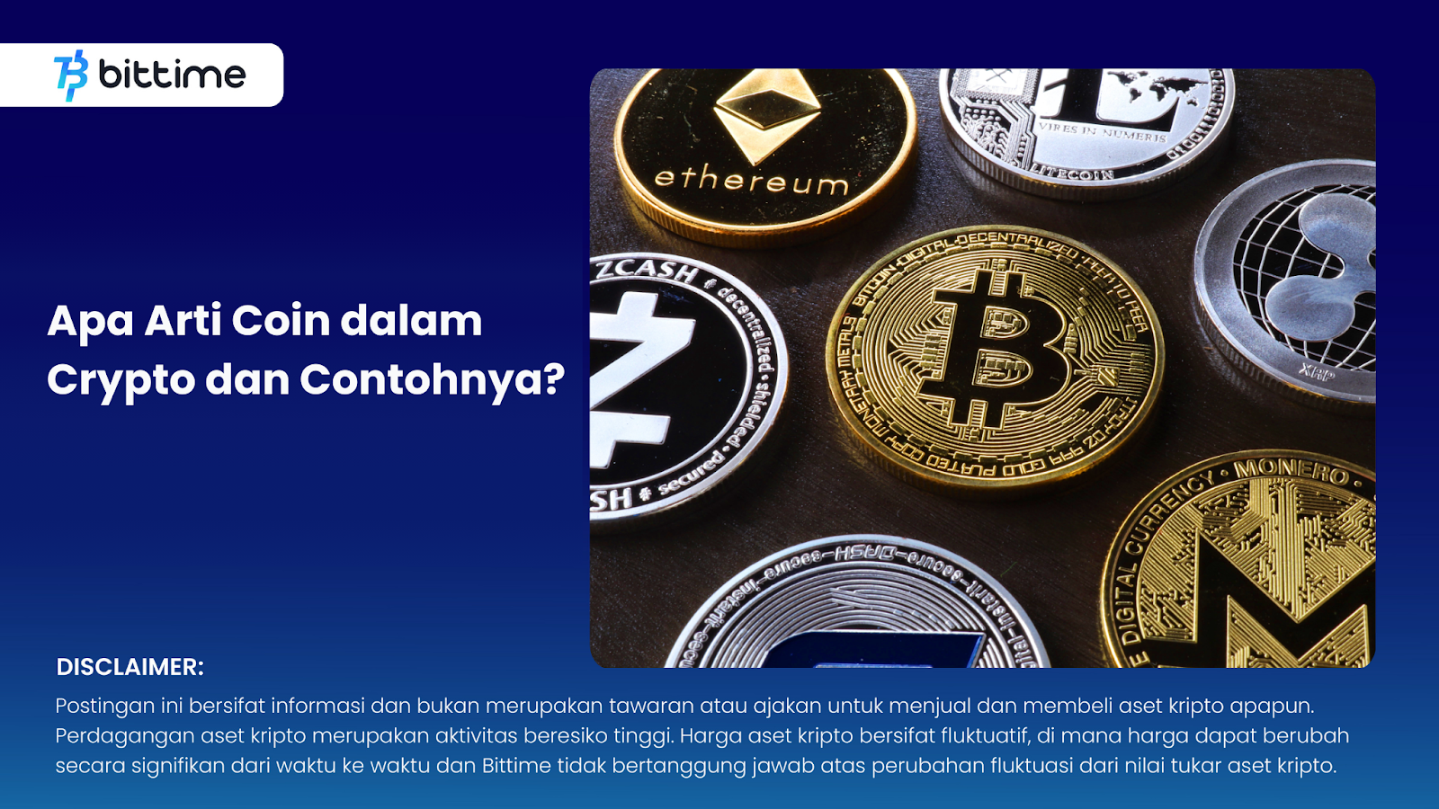 Apa Arti Coin dalam Crypto dan Contohnya? – Bittime