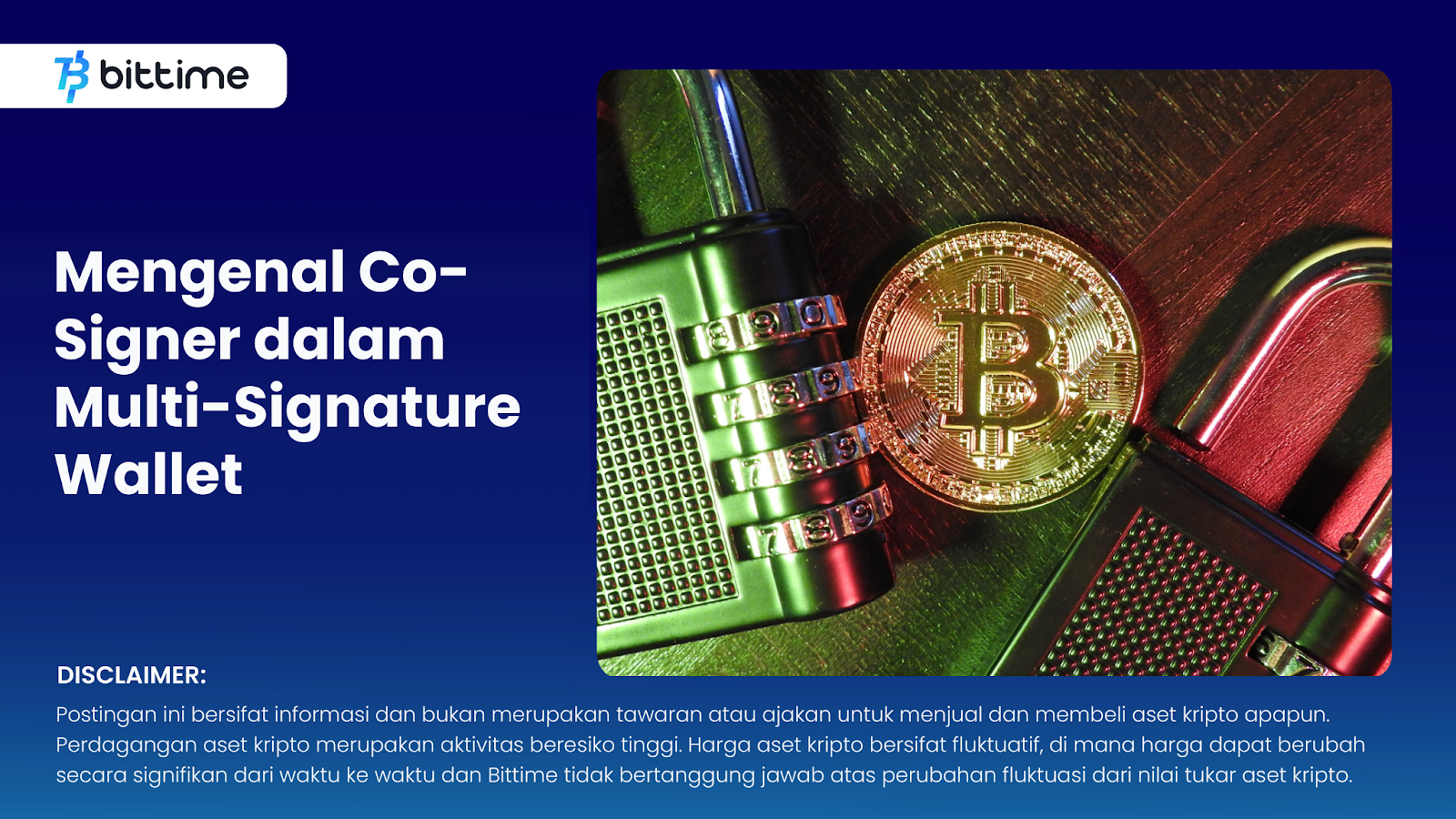 Get to know the Co-Signer in Multi-Signature Wallet – Bittime