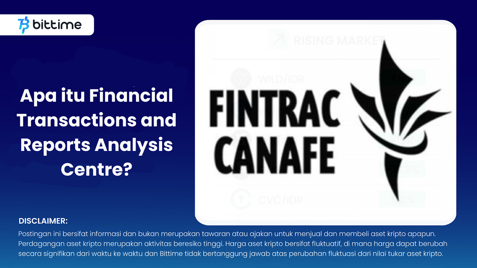 Apa itu Financial Transactions and Reports Analysis Centre (FINTRAC) – Bittime