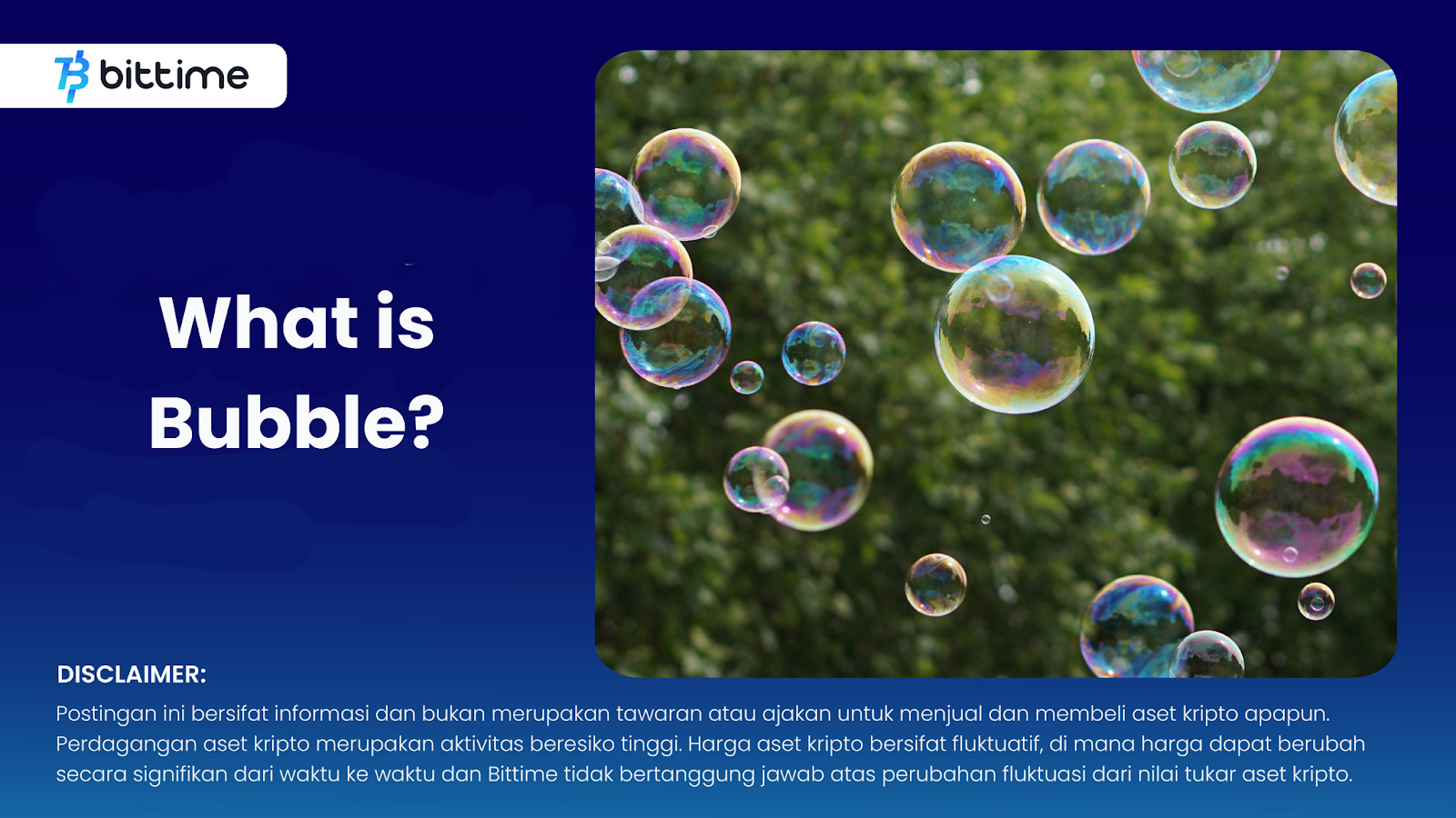What is a Bubble? – Bittime
