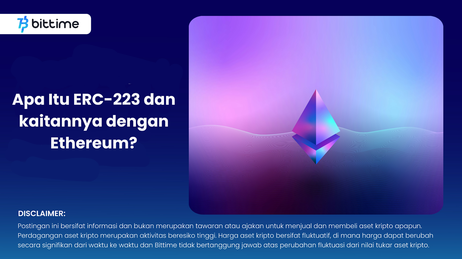 Apa Itu ERC-223 dan kaitannya dengan Ethereum? – Bittime