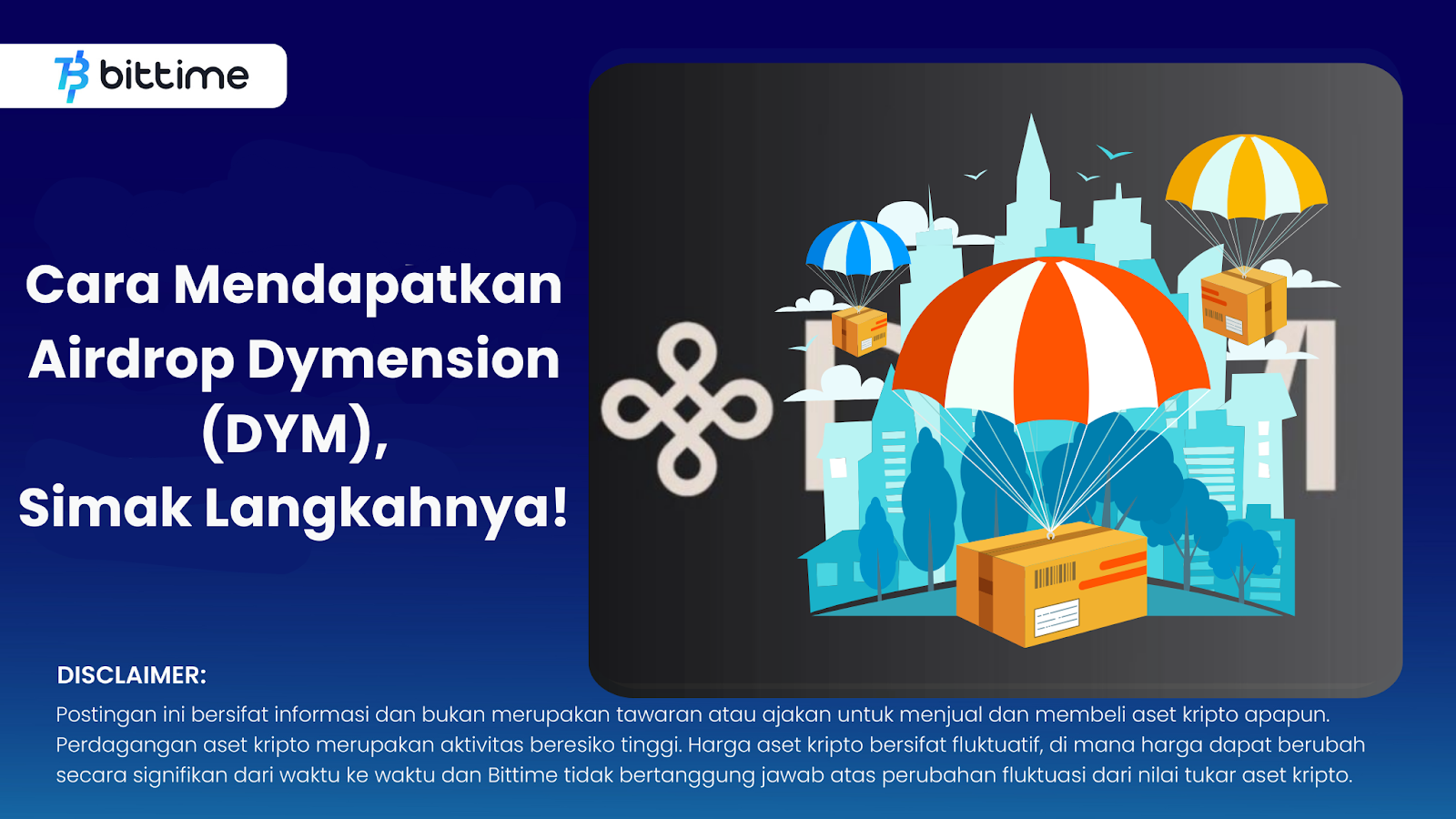 Cara Mendapatkan Airdrop Dymension (DYM), Simak Langkahnya! – Bittime