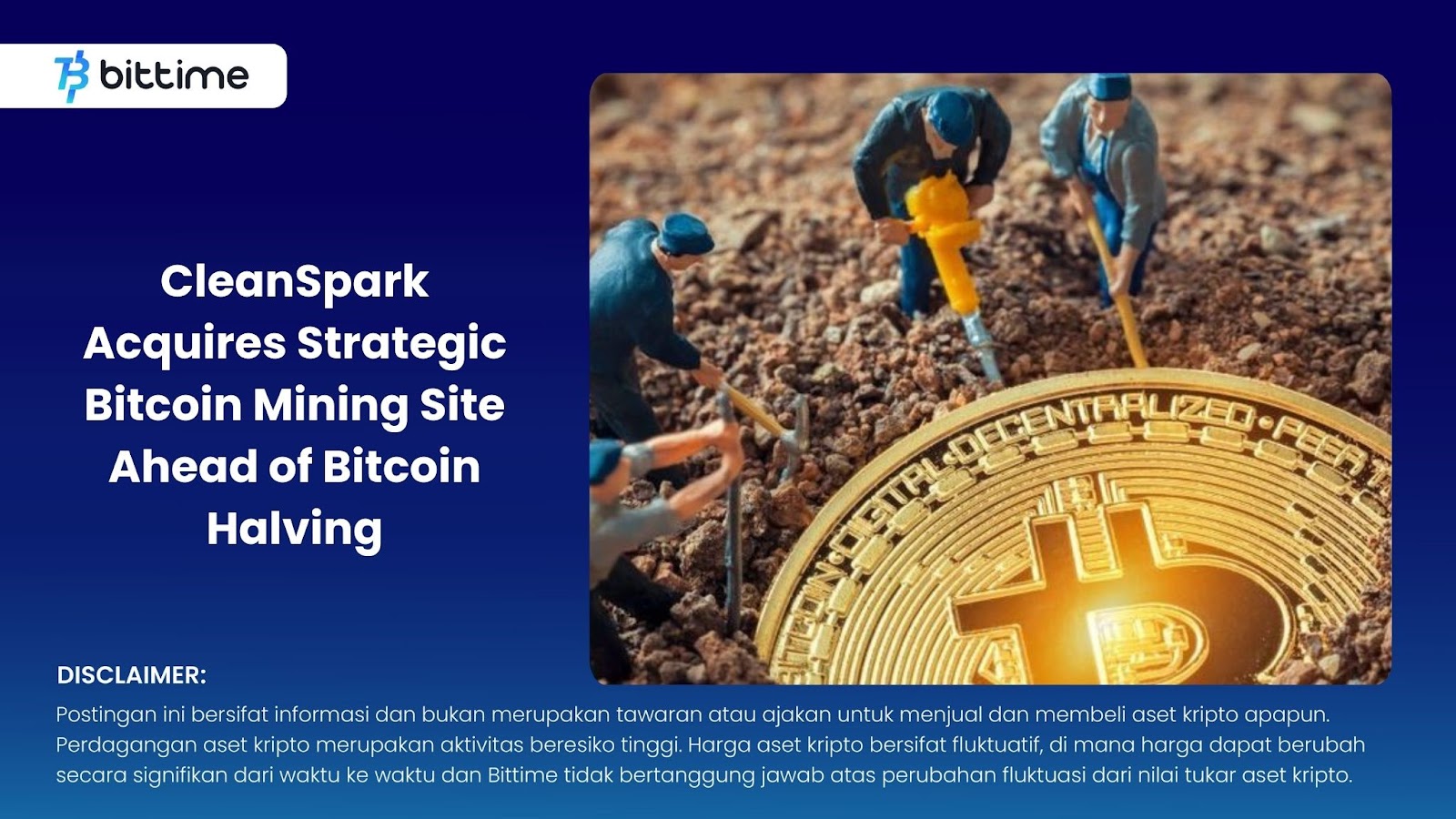 CleanSpark Acquires Strategic Bitcoin Mining Site Ahead of Bitcoin Halving – Bittime