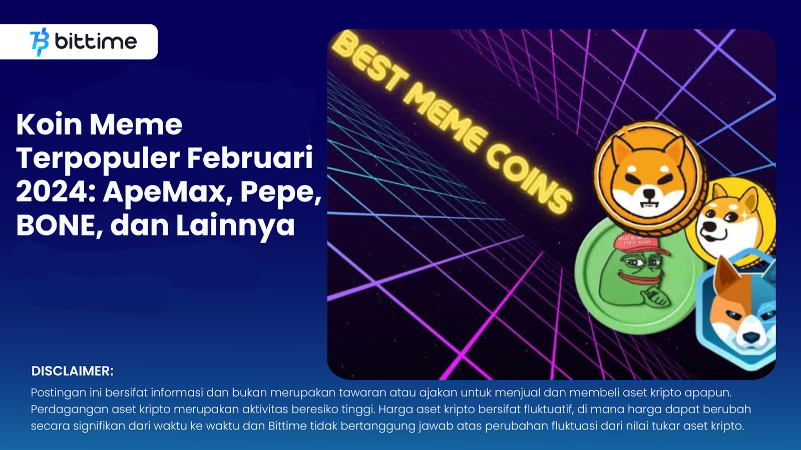Most Popular Meme Coins February 2024: ApeMax, Pepe, BONE, and More – Bittime