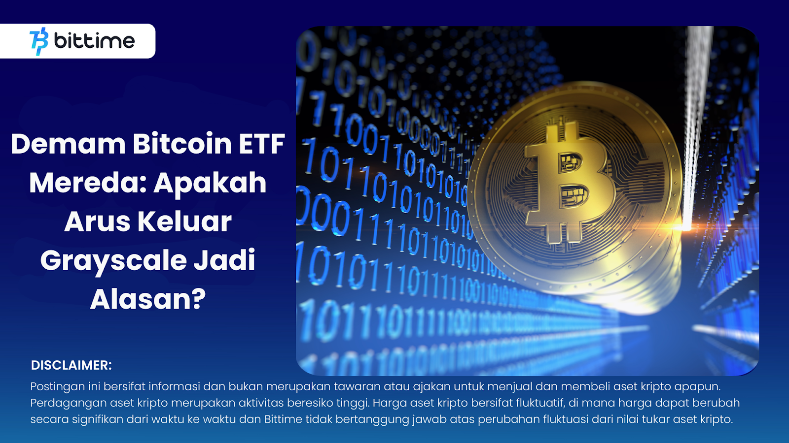 Bitcoin ETF Fever Subsides: Are Grayscale Outflows the Reason? – Bittime