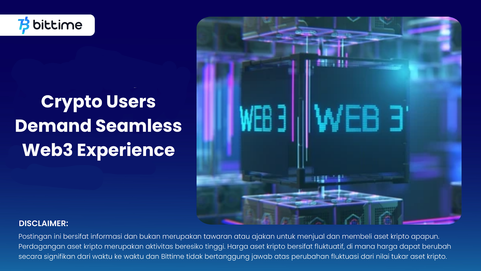 Crypto Users Demand Seamless Web3 Experience – Bittime