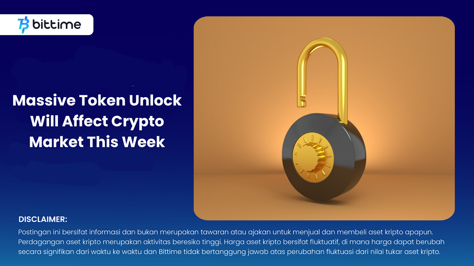 Massive Token Unlock Will Affect Crypto Market This Week – Bittime