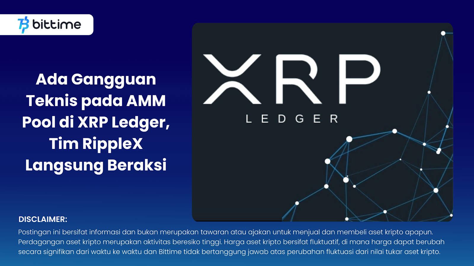 There is a Technical Problem with the AMM Pool on the XRP Ledger ...