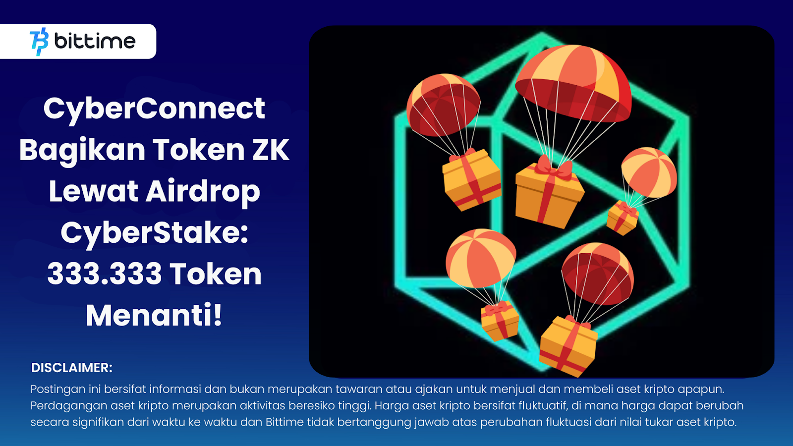 CyberConnect Distributes ZK Tokens Via CyberStake Airdrop: 333,333 ...