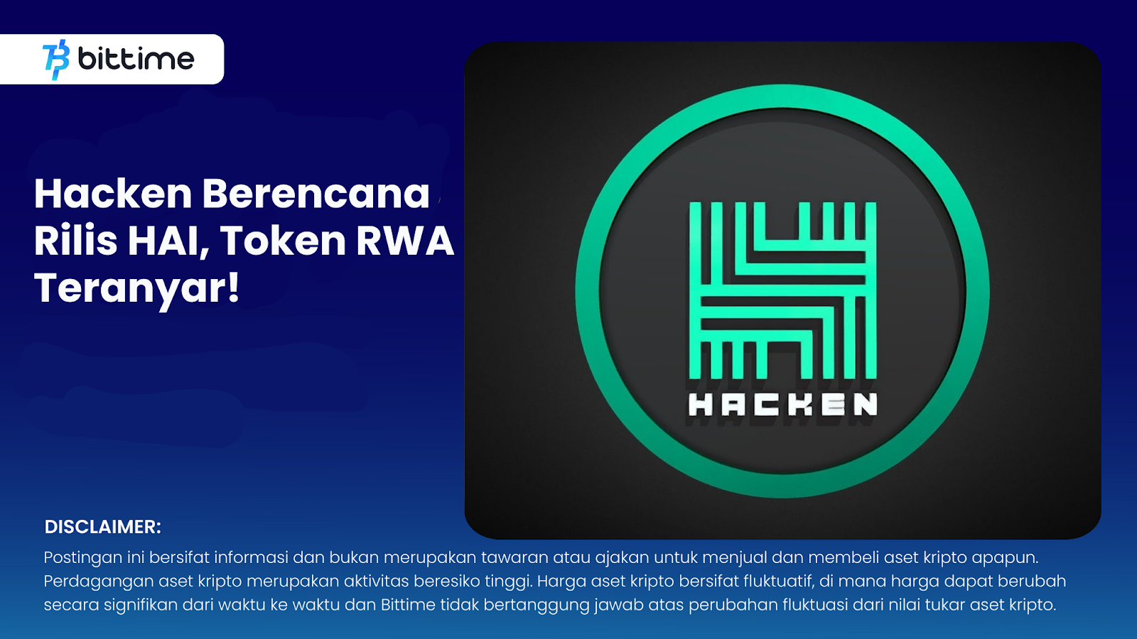 Hacken Plans to Release HAI, the Latest RWA Token! – Bittime