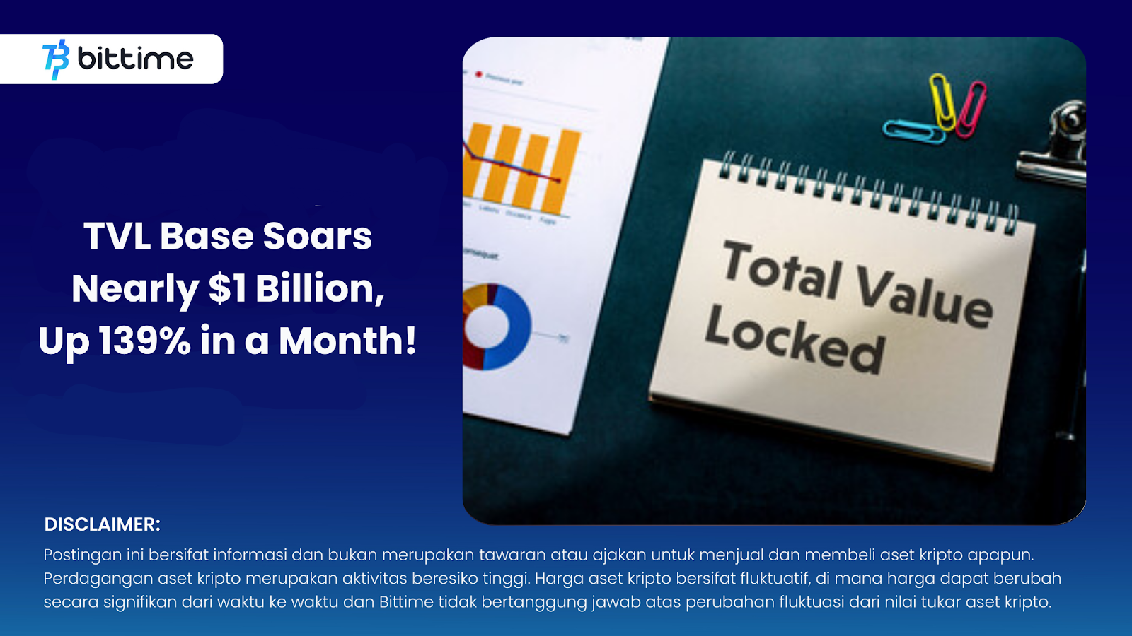 TVL Base Soars Nearly $1 Billion, Up 139% in a Month! – Bittime