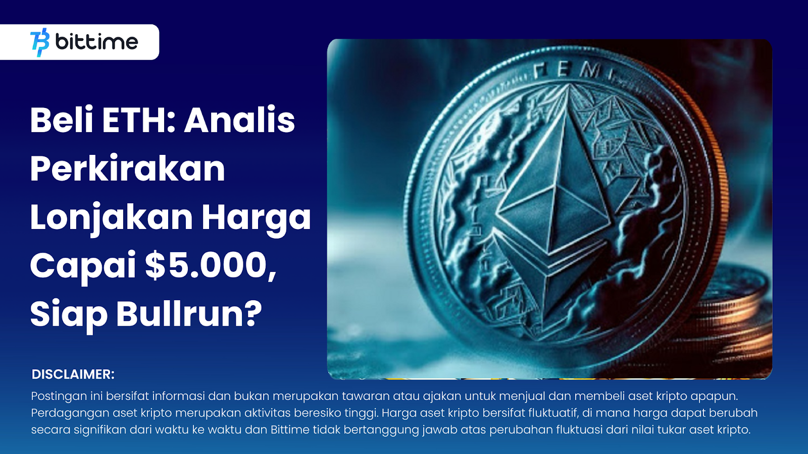 Buy ETH: Analysts Expect Price Surge to Reach $5,000, Ready for a Bullrun? – Bittime