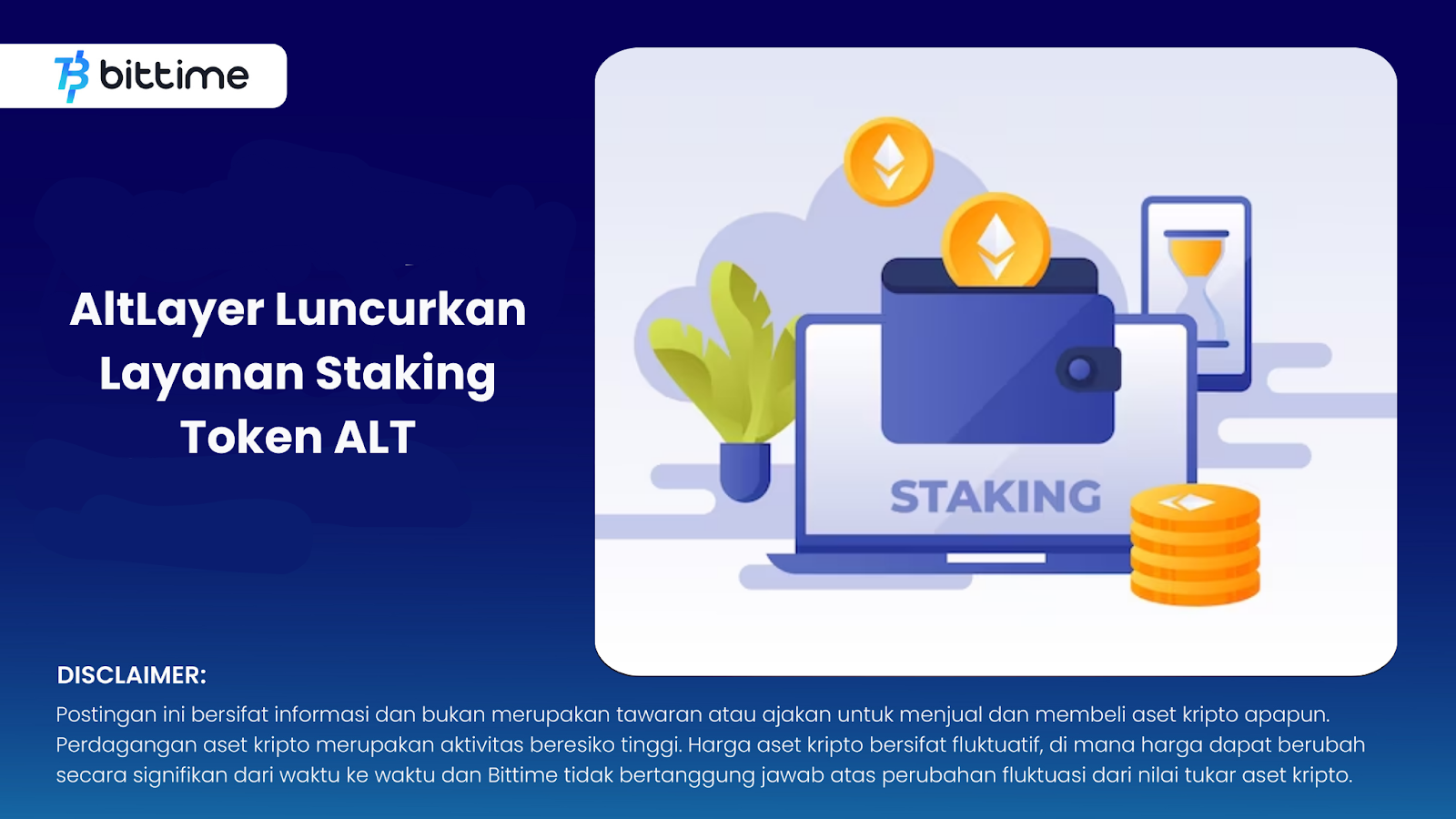 AltLayer Luncurkan Layanan Staking Token ALT – Bittime