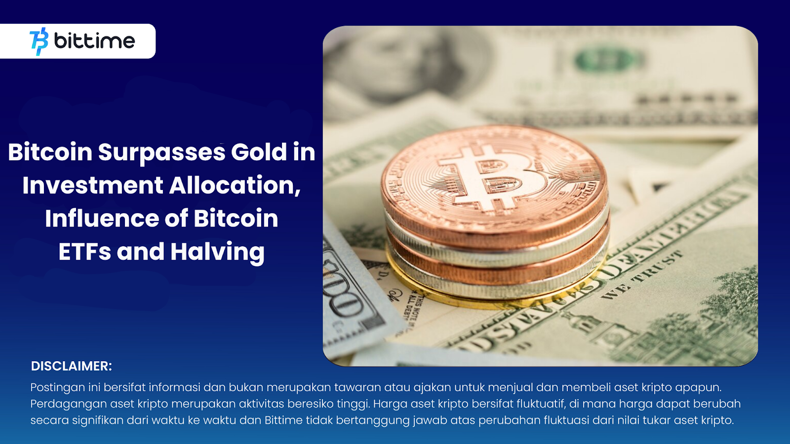 Bitcoin Surpasses Gold in Investment Allocation, Influence of Bitcoin ...