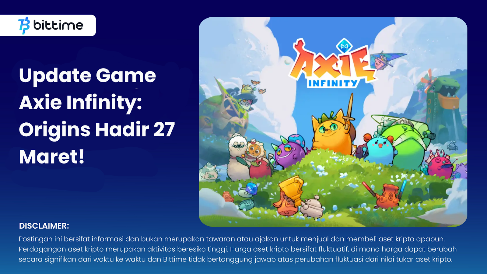 Axie Infinity: Origins Game Update Coming March 27! – Bittime