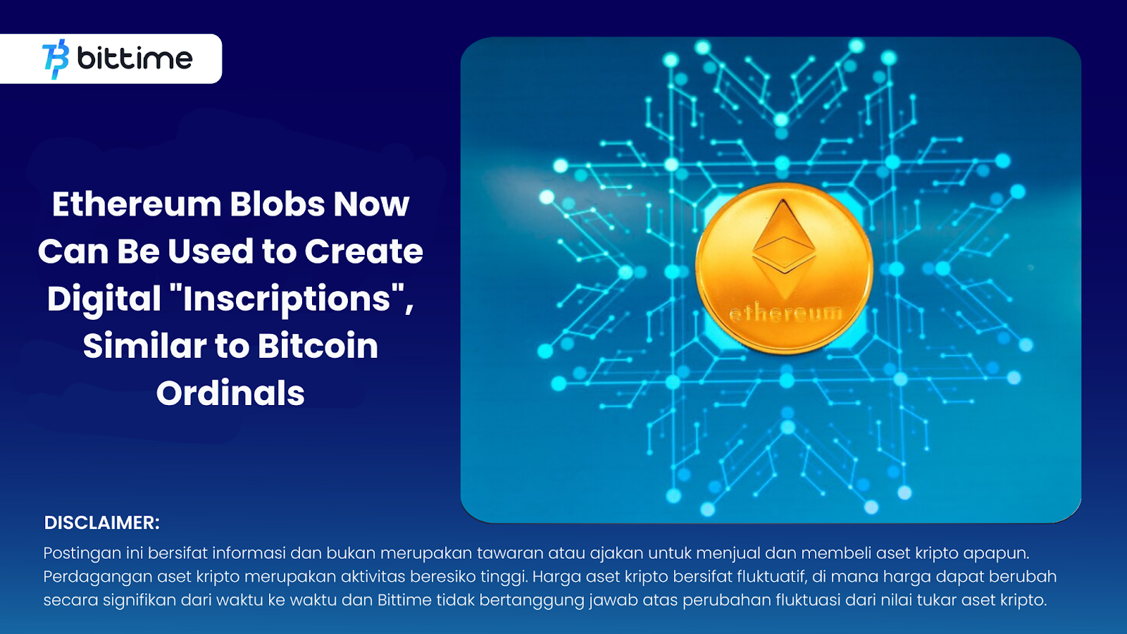 Ethereum Blobs Now Can Be Used to Create Digital "Inscriptions", Similar to Bitcoin Ordinals ...