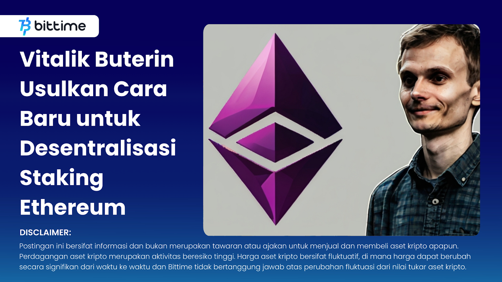 Vitalik Buterin Proposes New Way to Decentralize Ethereum Staking – Bittime Vitalik Buterin Proposes New Way to Decentralize Ethereum Staking – Bittime