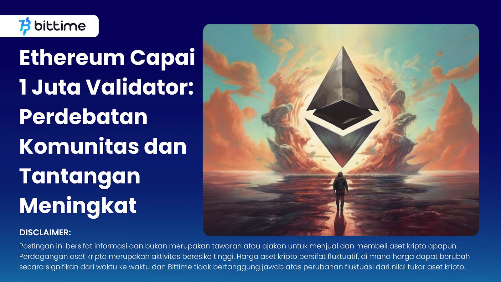 Ethereum Reaches 1 Million Validators: Community Debate and Challenges Mount – Bittime