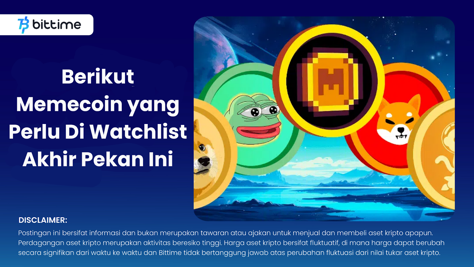 Berikut Memecoin yang Perlu Di Watchlist Akhir Pekan Ini – Bittime