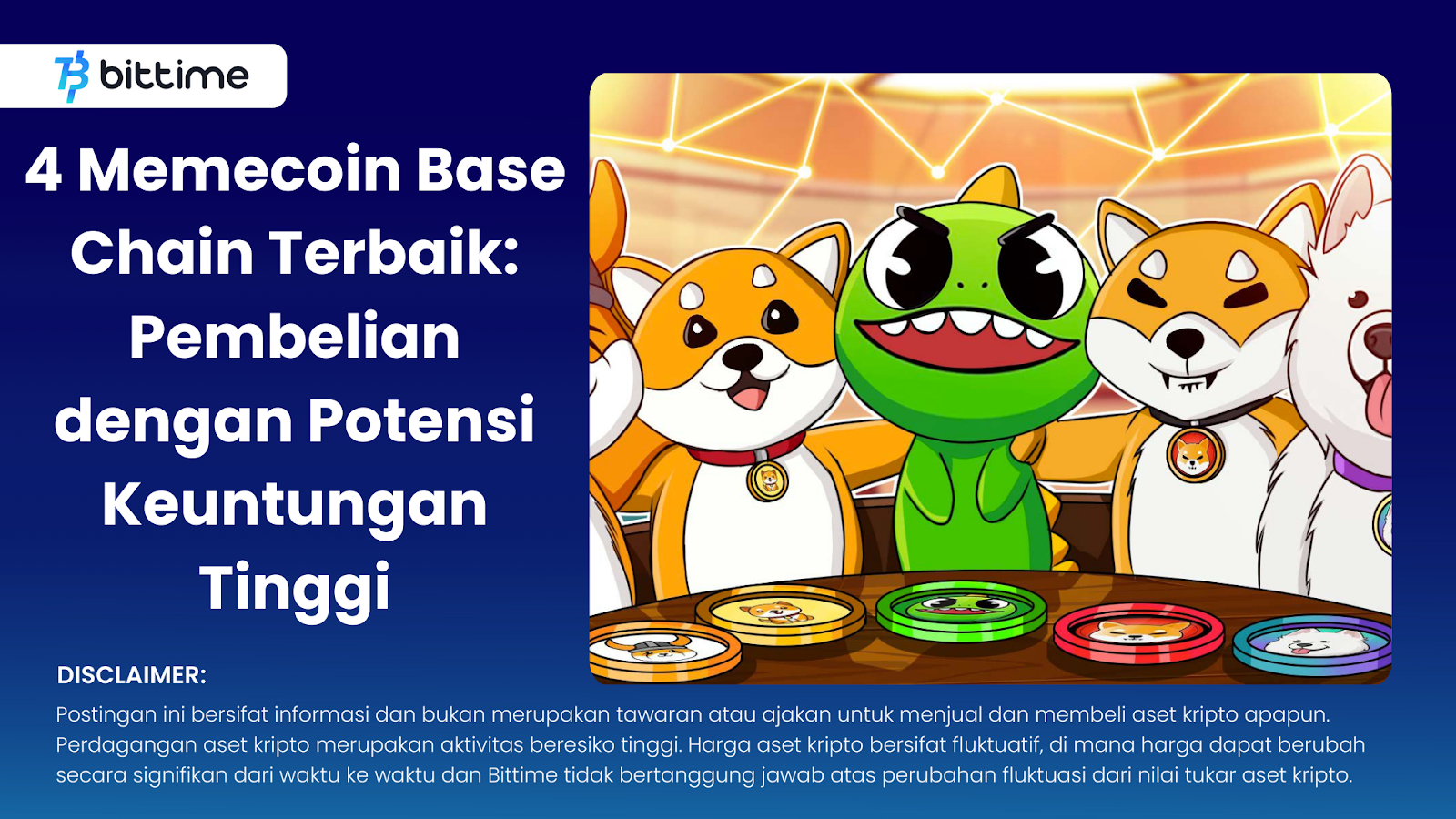 4 Best Base Chain Memecoins: Purchases with High Profit Potential – Bittime