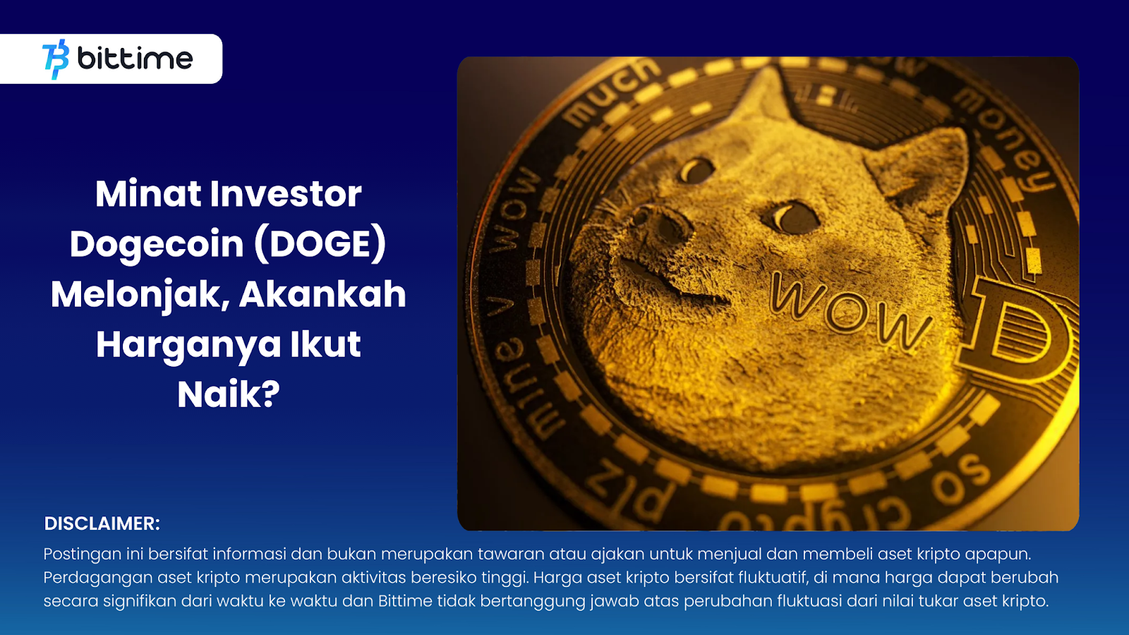 Dogecoin (DOGE) Investor Interest Soars, Will the Price Rise Too? – Bittime