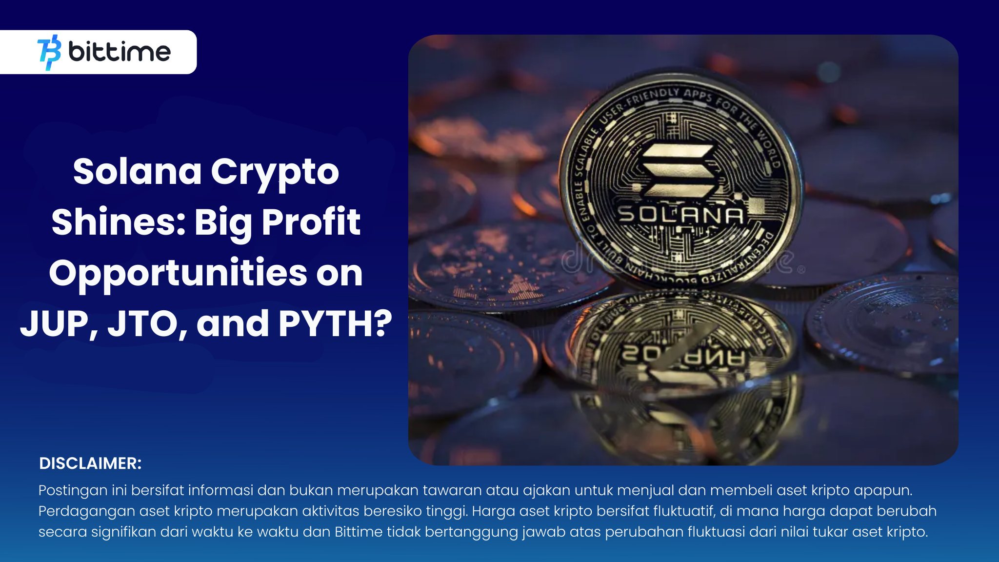 Solana Crypto Shines: Big Profit Opportunities on JUP, JTO, and PYTH? – Bittime
