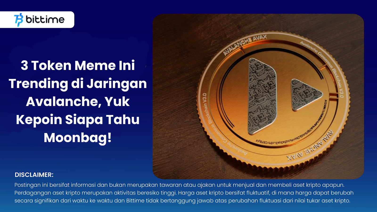 These 3 Meme Tokens Are Trending on Avalanche Network, Let's Get to Know Moonbags! – Bittime