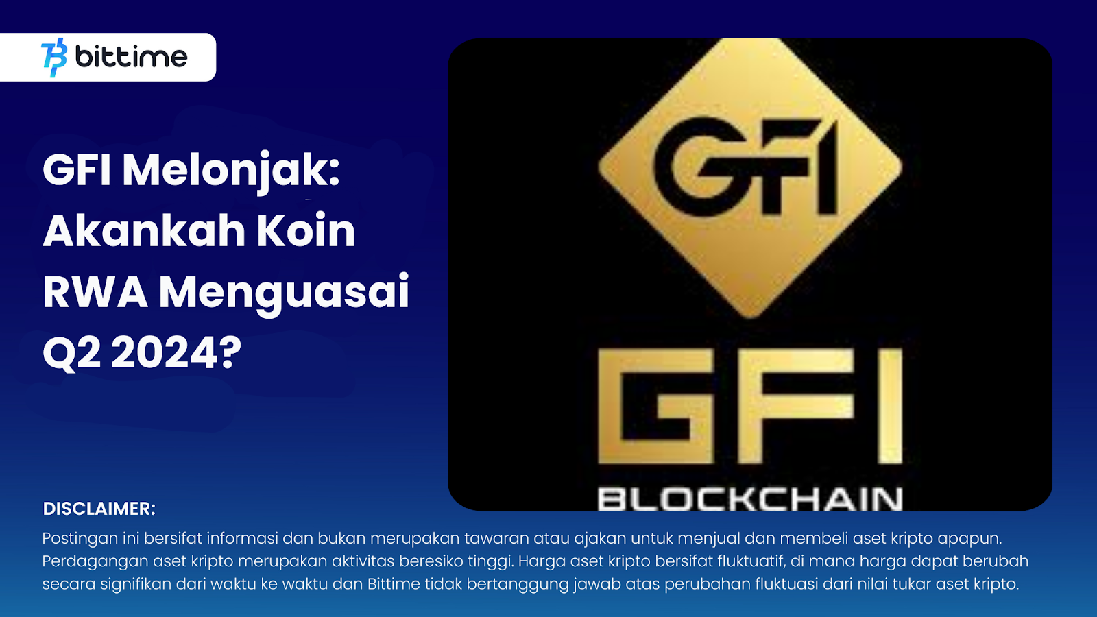 GFI Soars: Will RWA Coin Rule Q2 2024? – Bittime