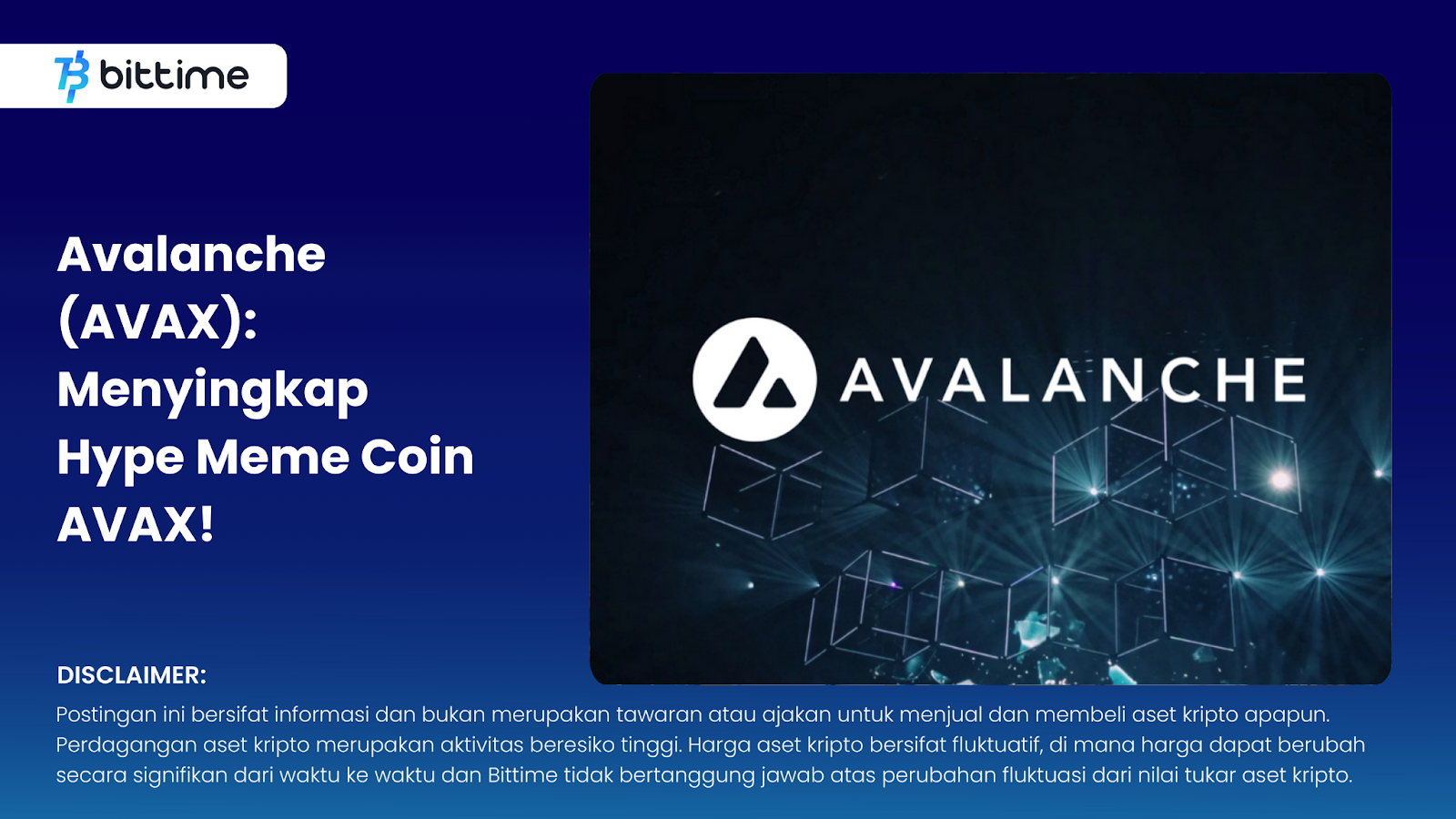 Avalanche (AVAX): Debunking the AVAX Meme Coin Hype! – Bittime