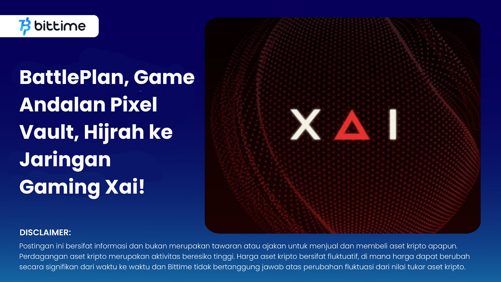 BattlePlan, Pixel Vault's flagship game, moves to the Xai Gaming ...