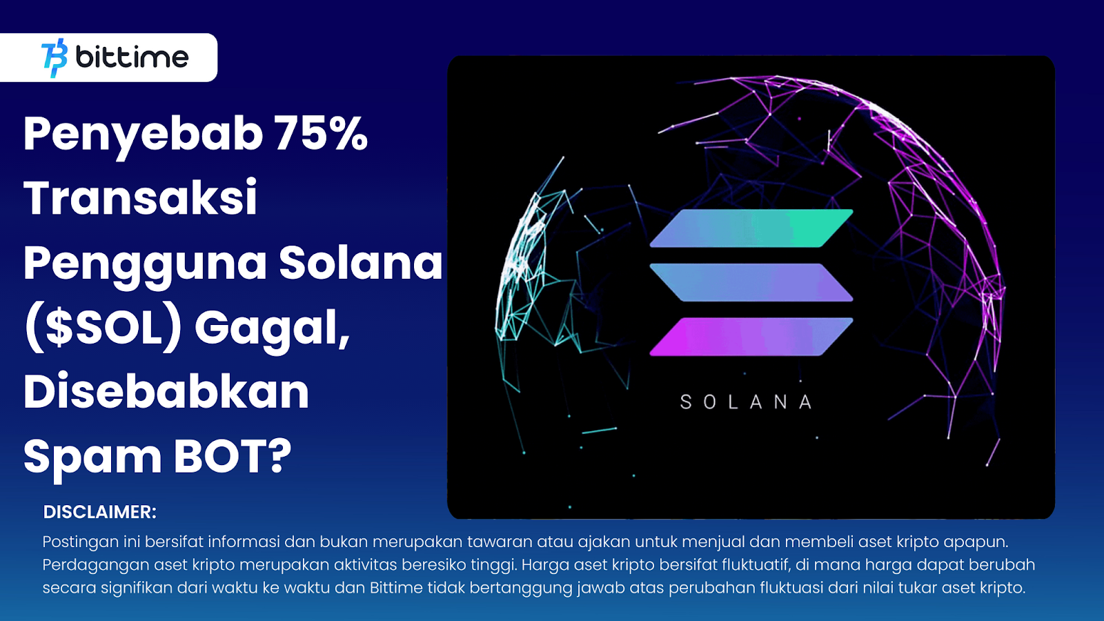 Why 75% of Solana User Transactions ($SOL) Fail, Due to BOT Spam? – Bittime