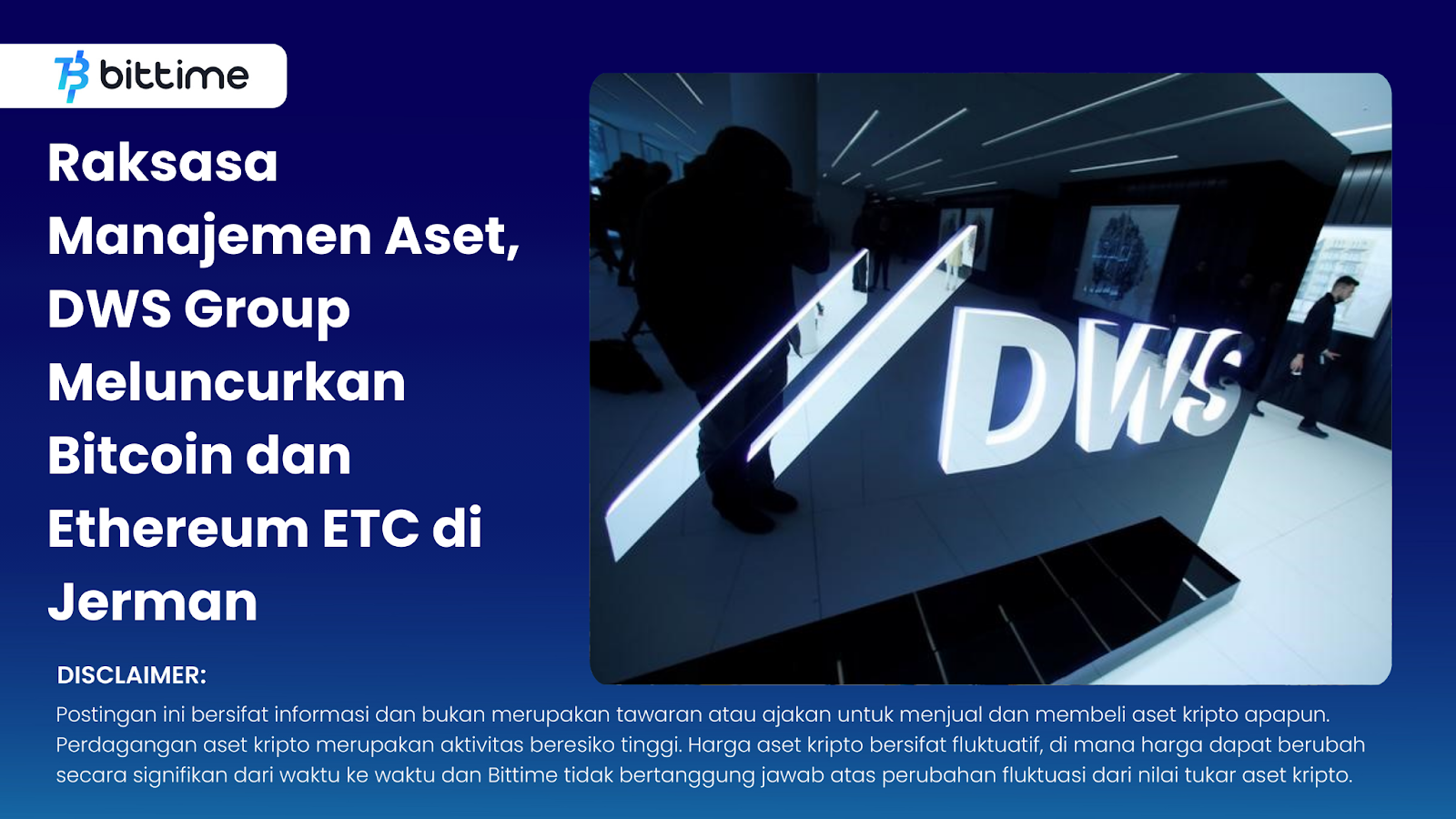 Raksasa Manajemen Aset, DWS Group Meluncurkan Bitcoin dan Ethereum ETC ...