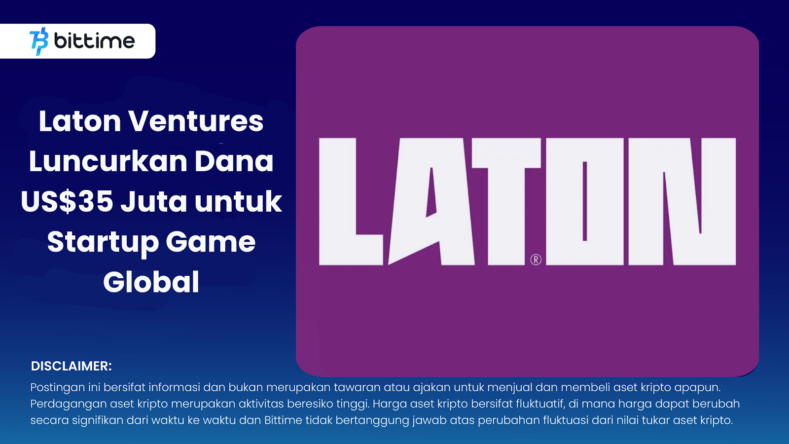 Laton Ventures Launches US$35 Million Fund for Global Game Startups – Bittime