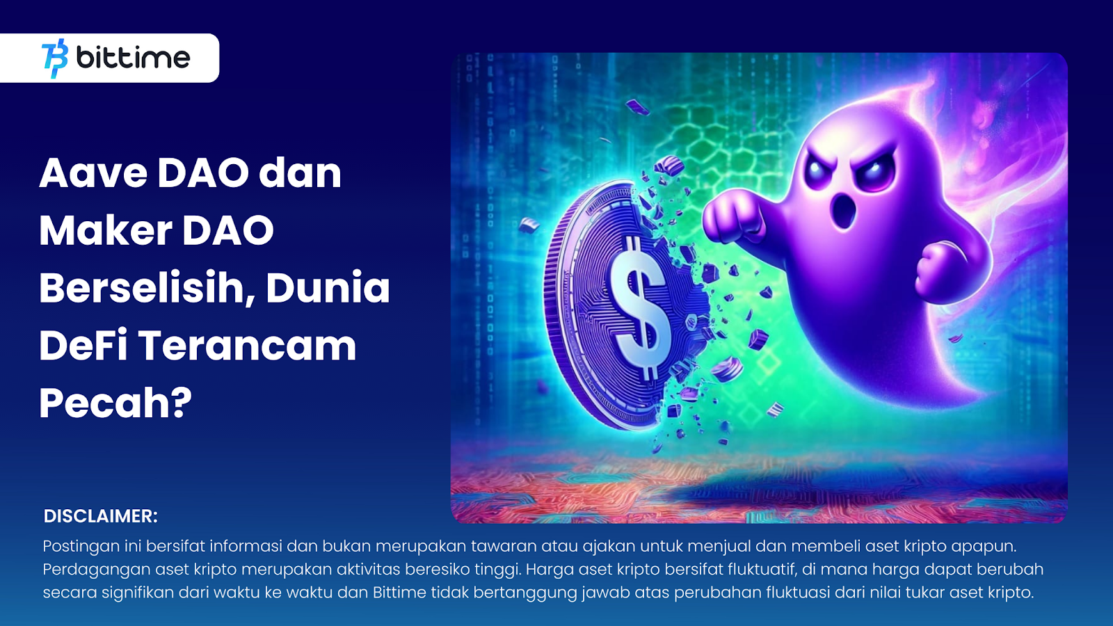 Aave DAO and Maker DAO are at odds, is the DeFi world in danger of breaking up? – Bittime