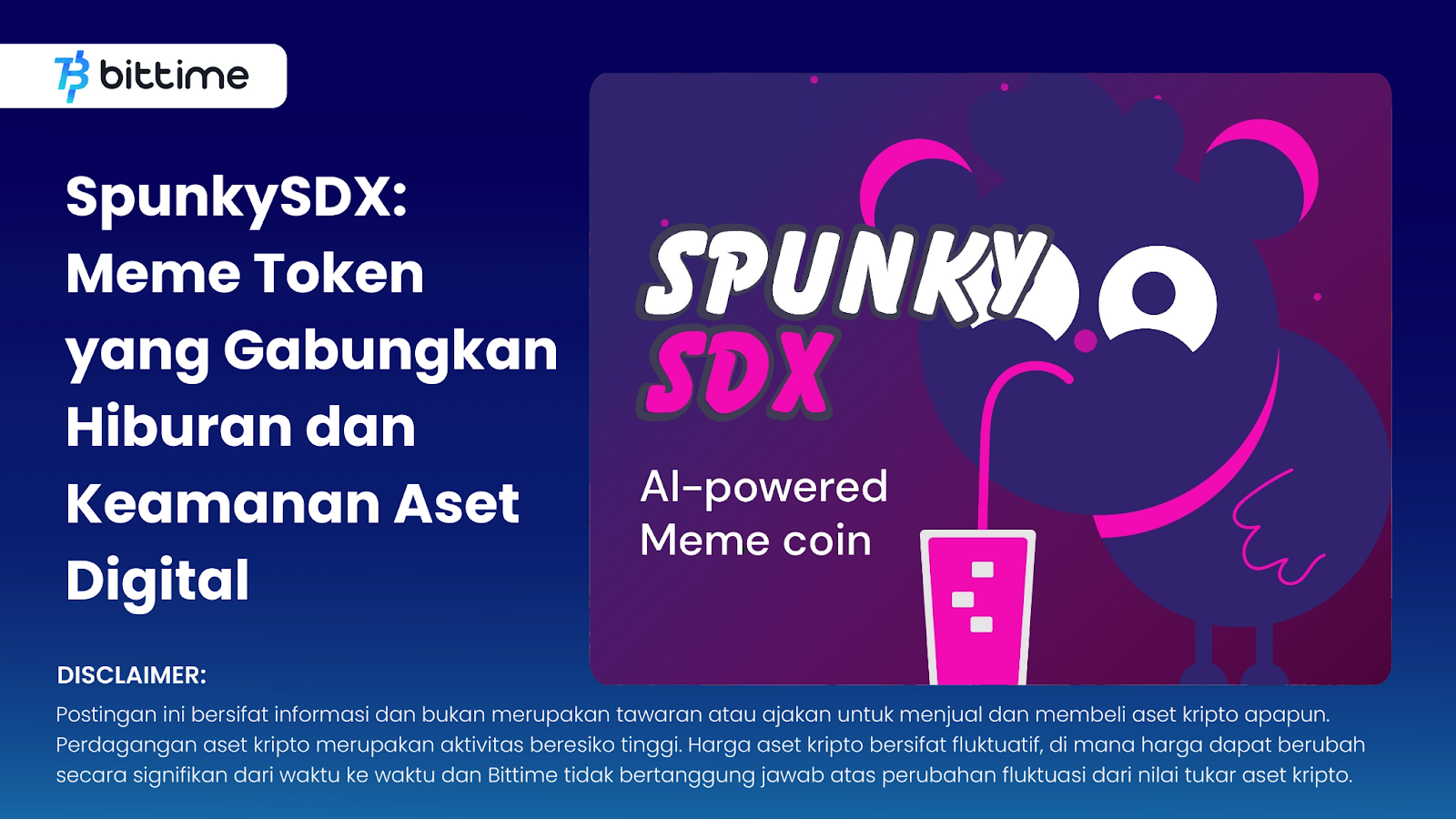 SpunkySDX: A Meme Token that Combines Entertainment and Digital Asset Security – Bittime