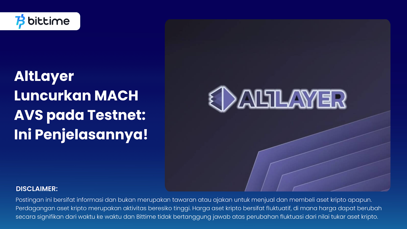 AltLayer Launches MACH AVS on Testnet: Here's the Explanation! – Bittime