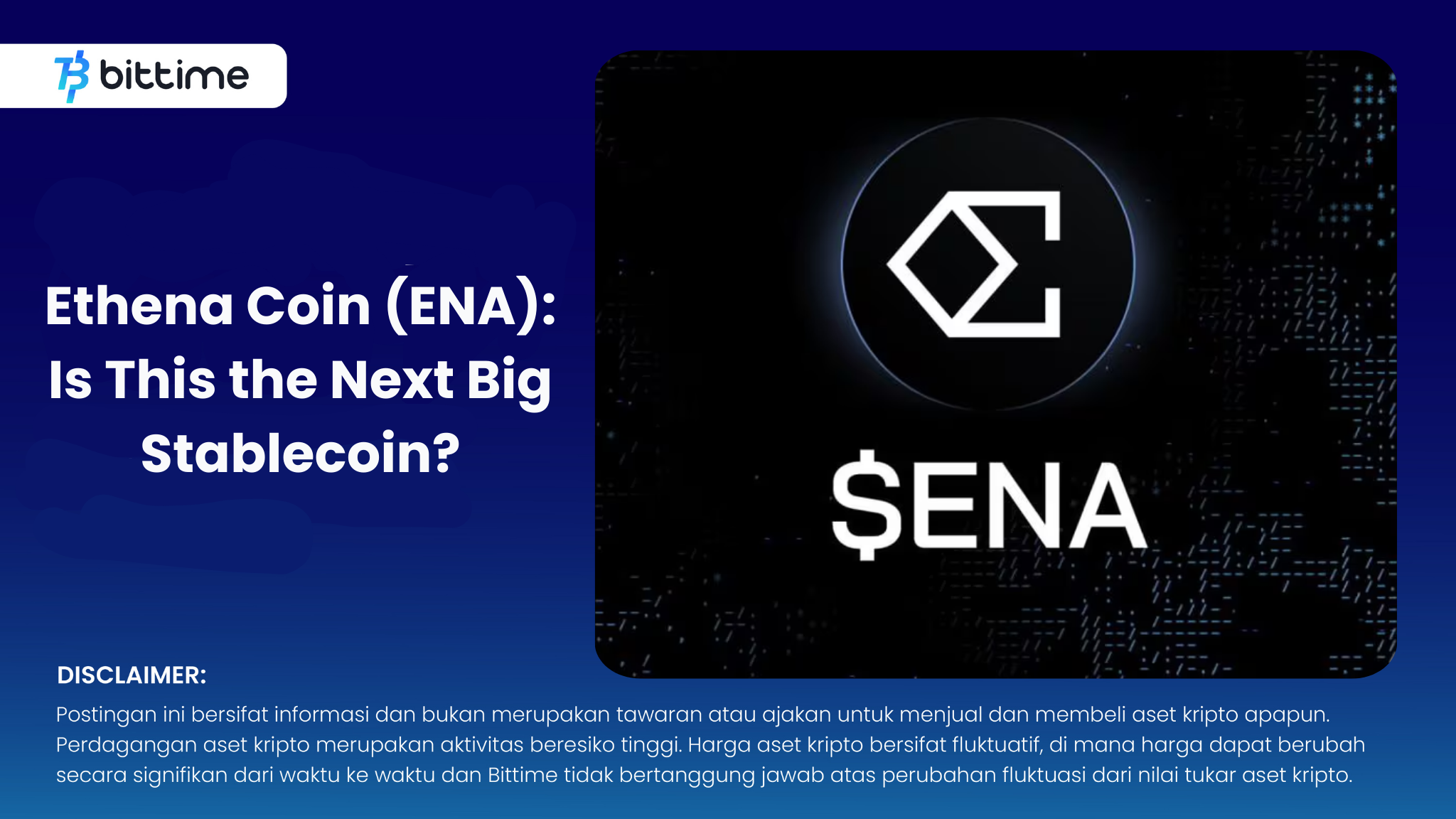 Ethena Coin (ENA): Is This the Next Big Stablecoin? – Bittime