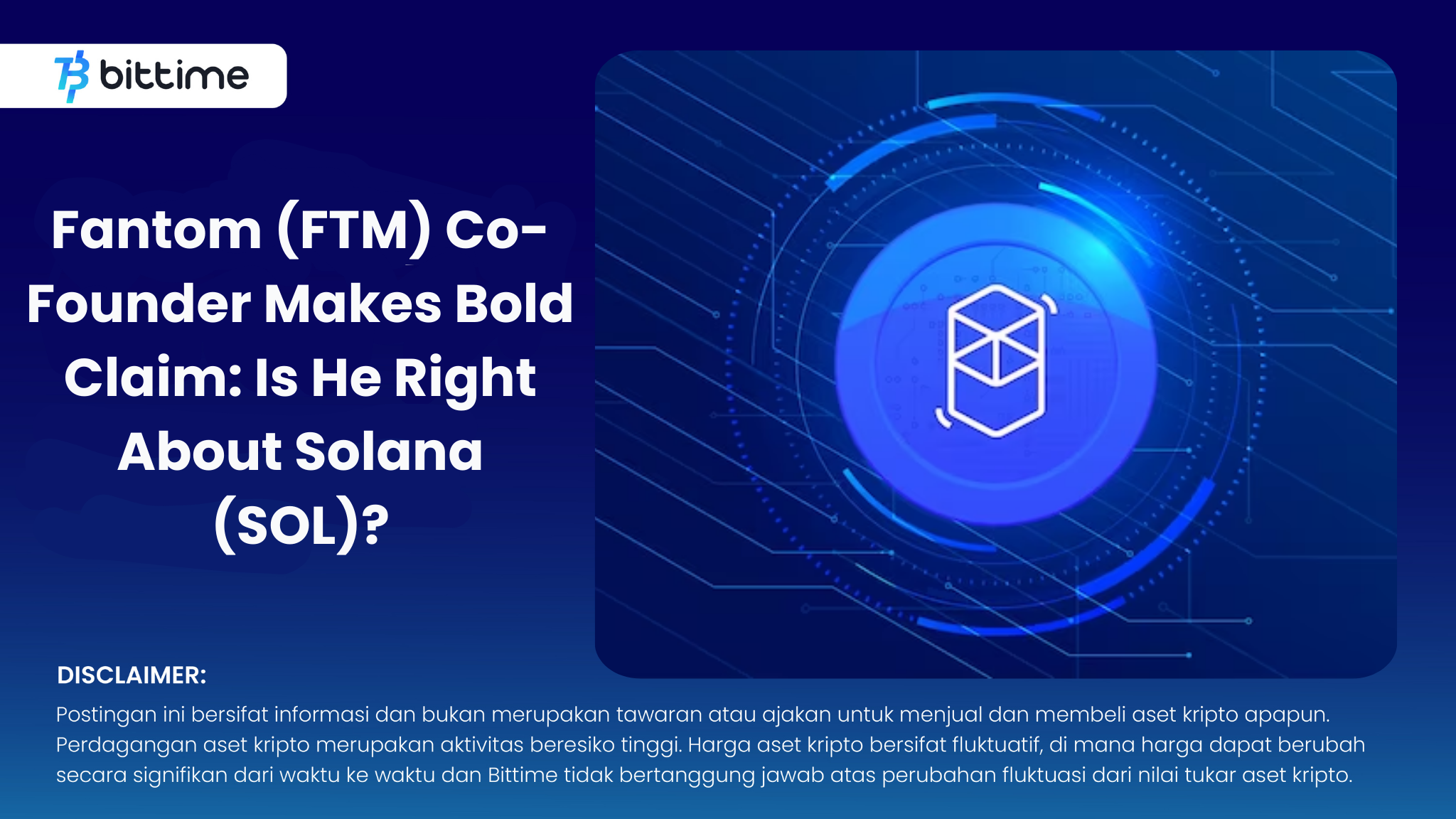 Fantom (FTM) Co-Founder Makes Bold Claim: Is He Right About Solana (SOL ...