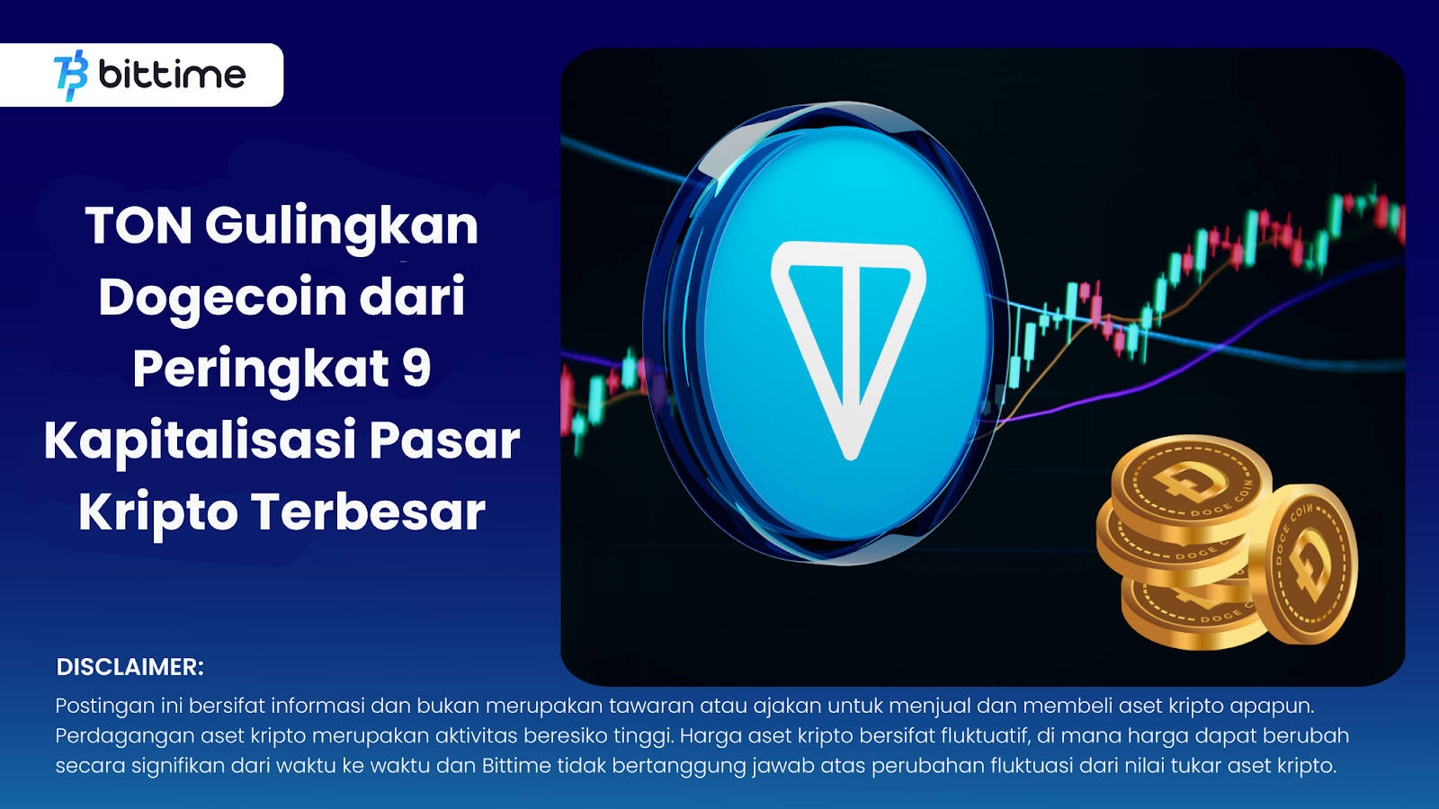 TON Overthrows Dogecoin from Rank 9 in Largest Crypto Market Capitalization – Bittime