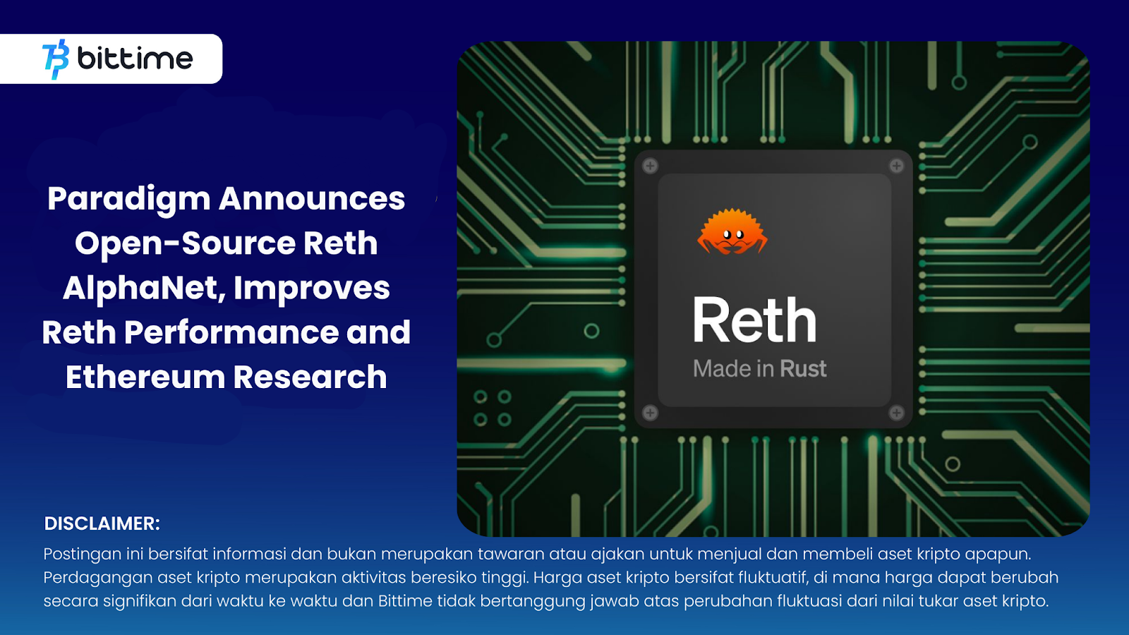 Paradigm Announces Open-Source Reth AlphaNet, Improves Reth Performance and Ethereum Research ...