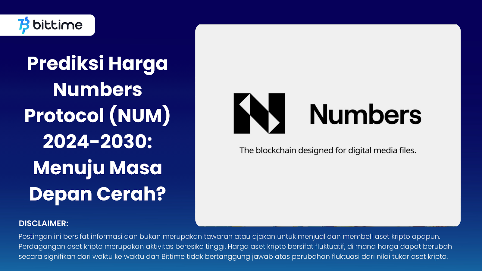 Numbers Protocol (NUM) Price Prediction 2024-2030: Towards a Bright Future? – Bittime