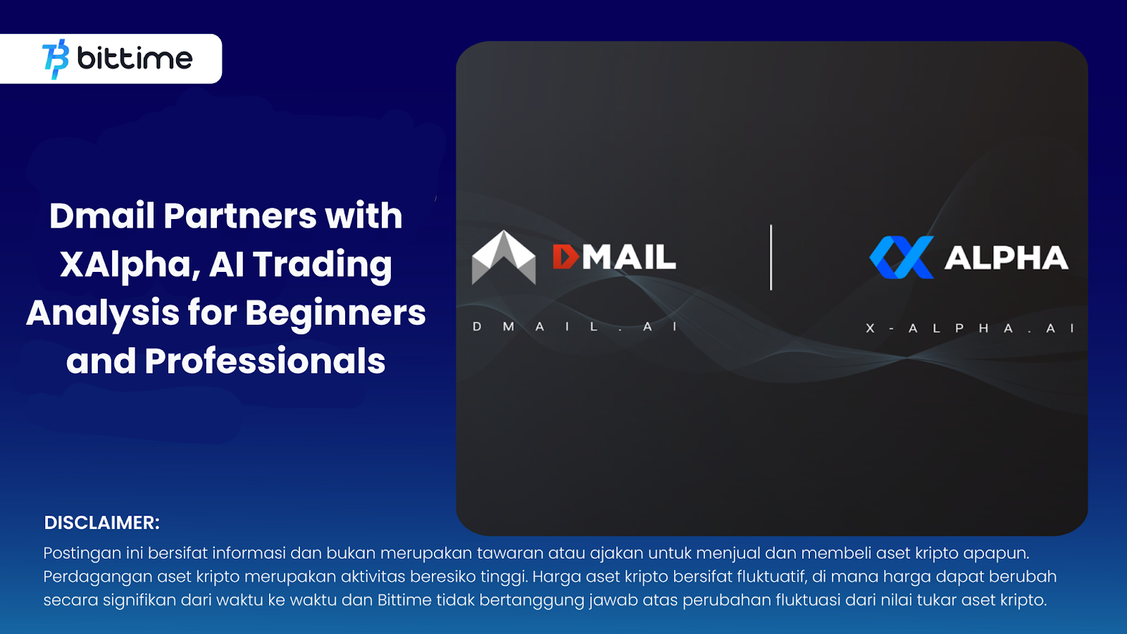 Dmail Partners with XAlpha, AI Trading Analysis for Beginners and Professionals – Bittime