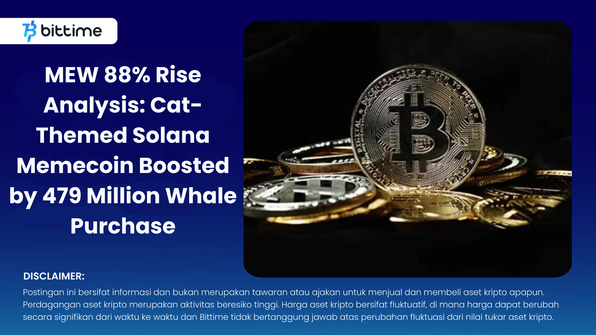 MEW 88% Rise Analysis: Cat-Themed Solana Memecoin Boosted by 479 Million Whale Purchase – Bittime