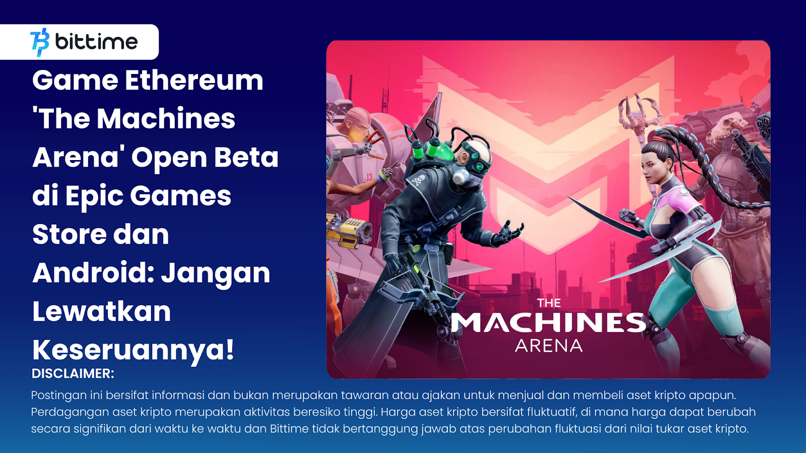 Ethereum Game 'The Machines Arena' Open Beta on Epic Games Store and ...