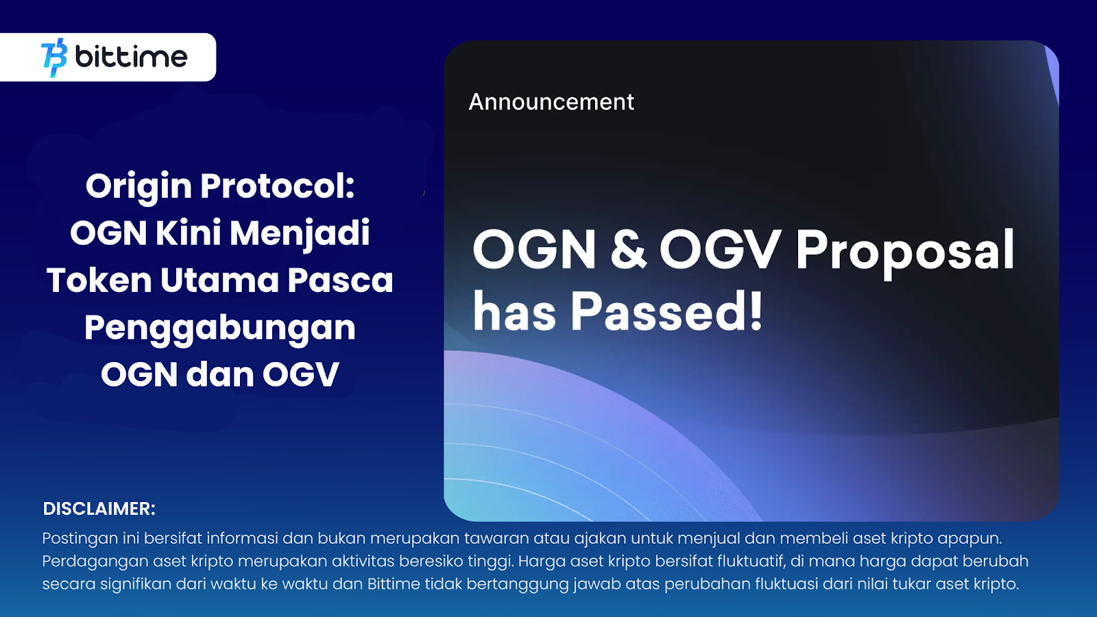 Origin Protocol: OGN Kini Menjadi Token Utama Pasca Penggabungan OGN ... Origin Protocol: OGN Kini Menjadi Token Utama Pasca Penggabungan OGN ...
