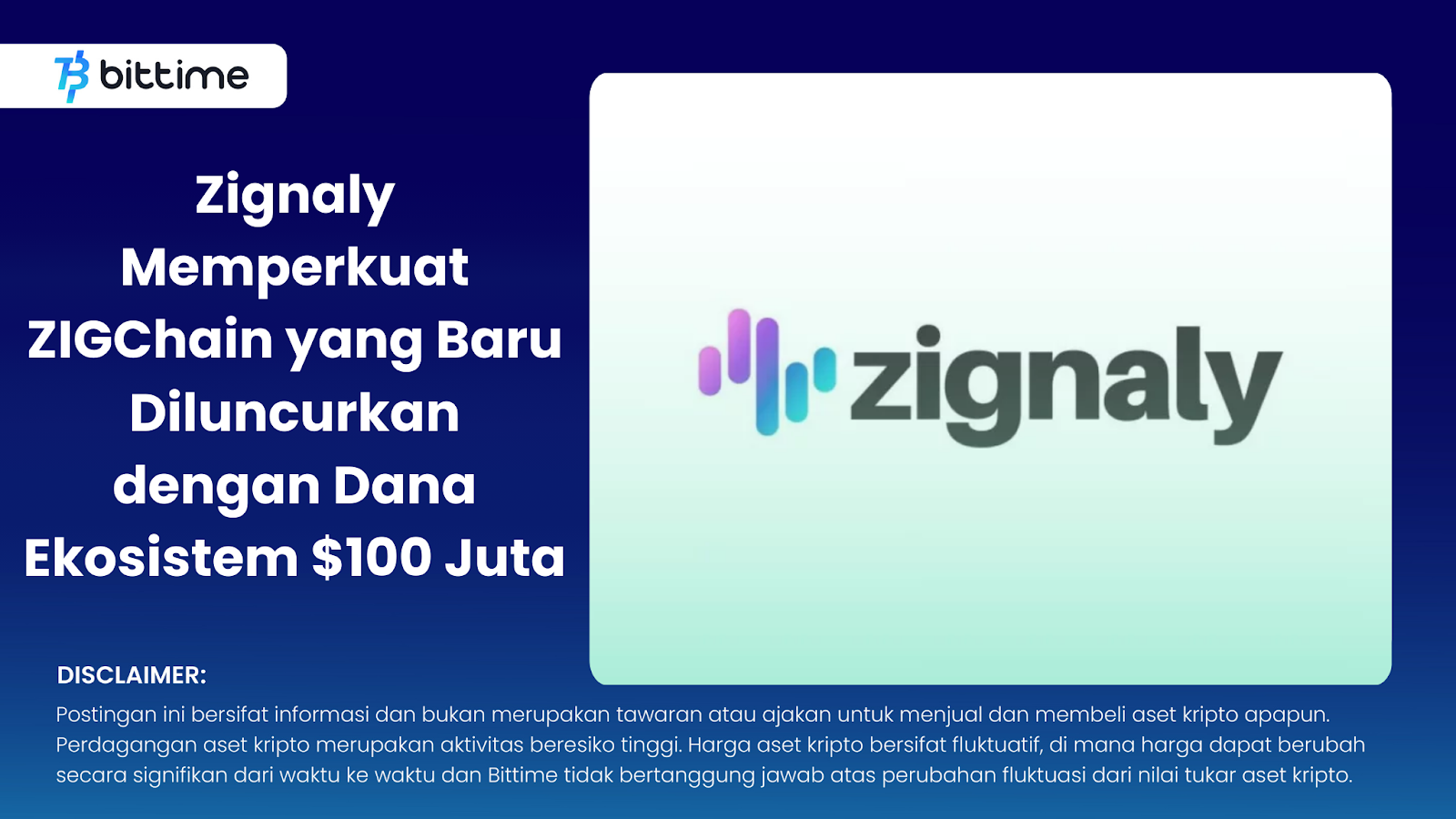 Zignaly Amplifies Newly Launched ZIGChain with $100 Million in Ecosystem Funding – Bittime