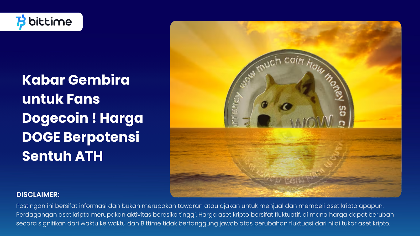 Good News for Dogecoin Fans! DOGE Price Potentially Touches ATH – Bittime