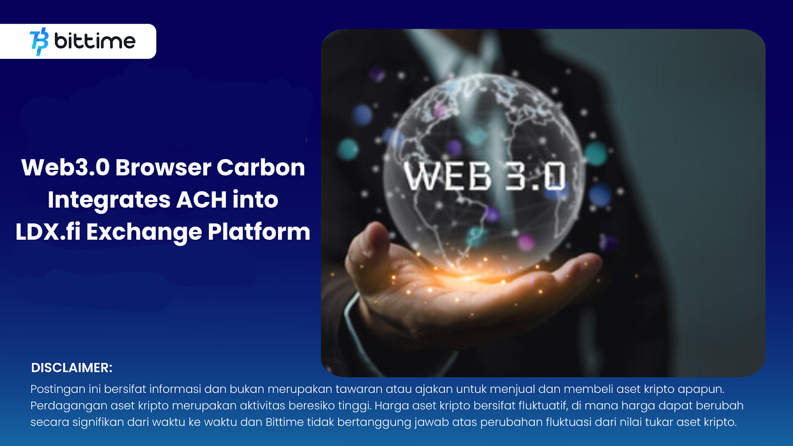 Web3.0 Browser Carbon Integrates ACH into LDX.fi Exchange Platform ...